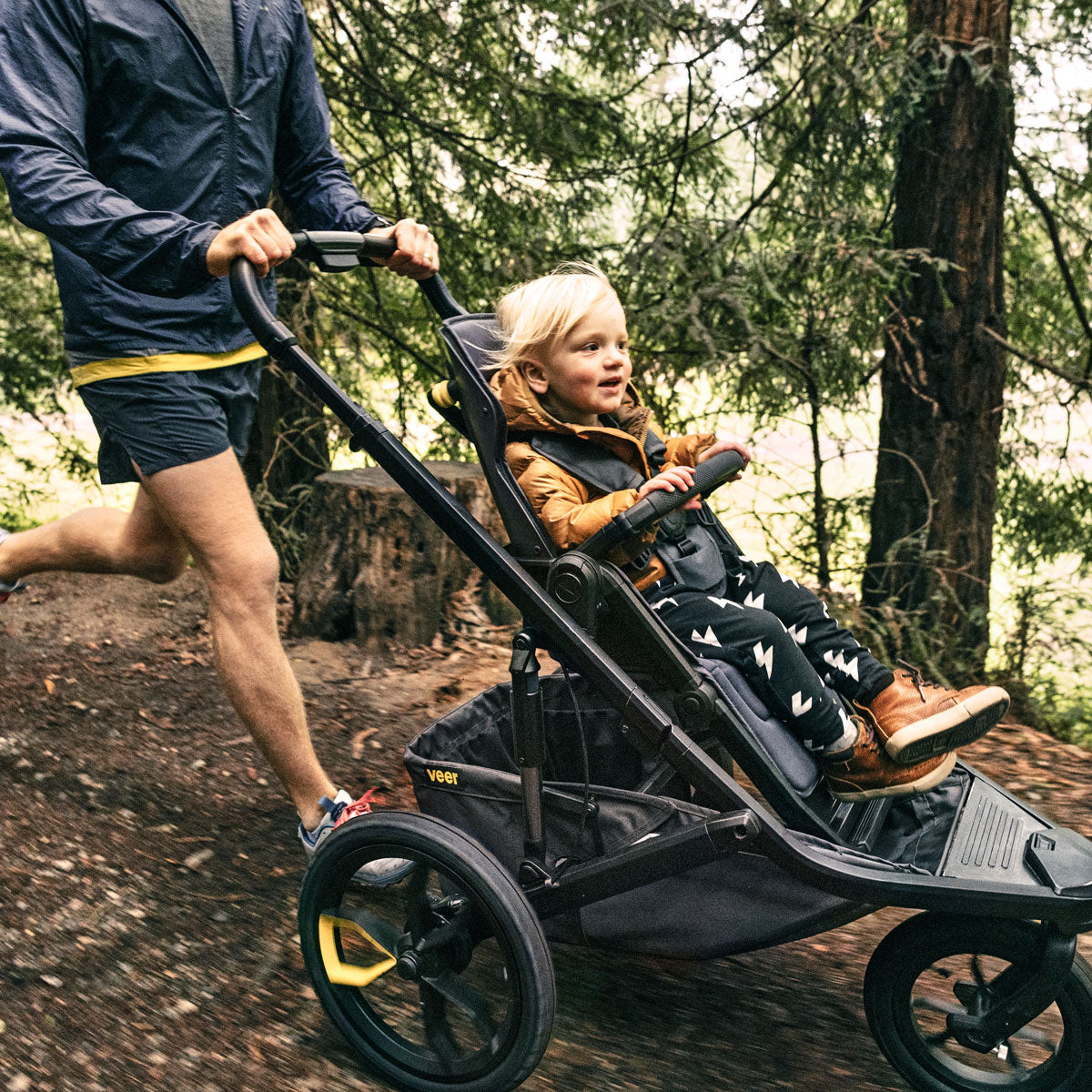 Veer Switch&Jog Luxe Bundle - &Jog Jogging Frame / Switchback Seat Luxe ...