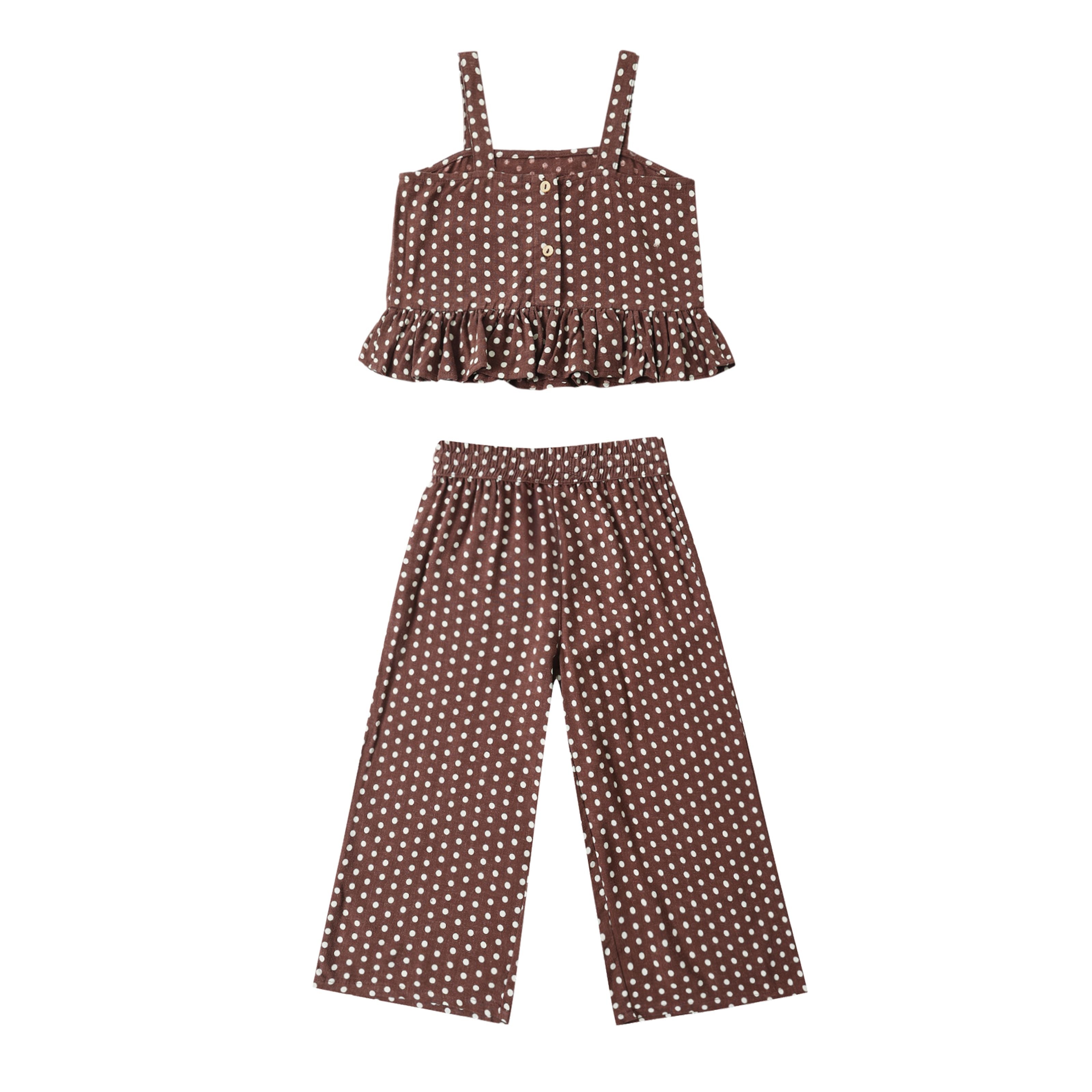 Rylee and Cru Kayli Set - Chocolate Polka Dot | The Baby Cubby