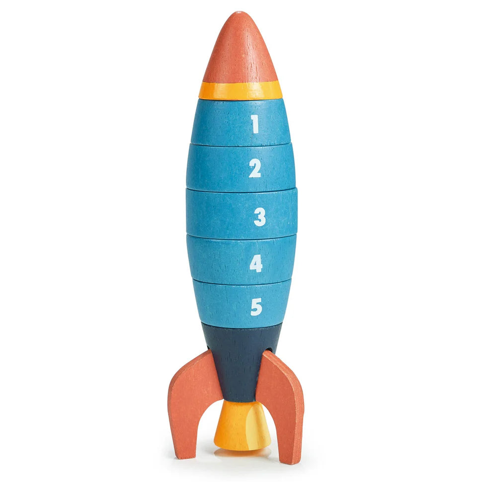 Mentari Toys Stacking and Counting Rocket | The Baby Cubby
