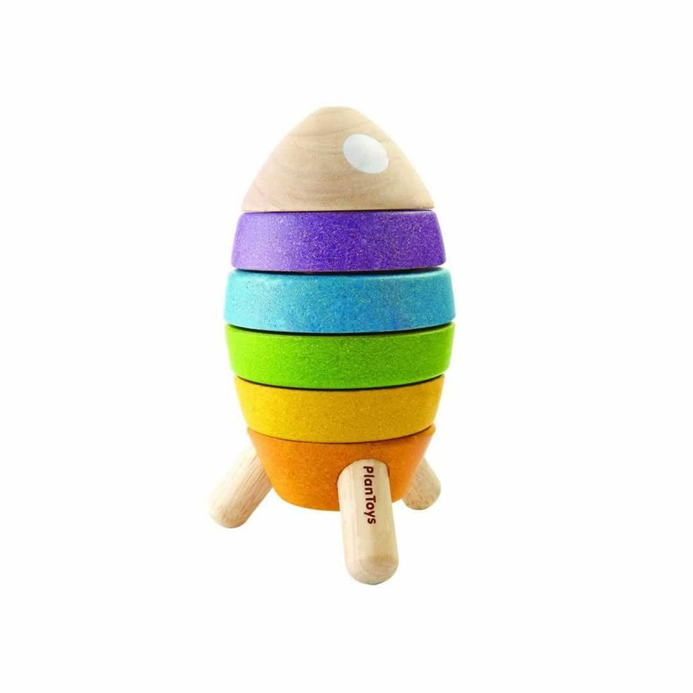 PlanToys Stacking Rocket | The Baby Cubby